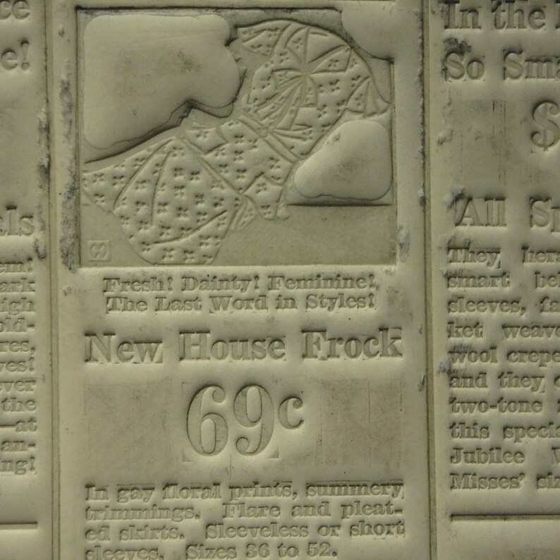 The Pueblo Chieftain 1931 Newspaper Flong Sunday Morning - Etsy