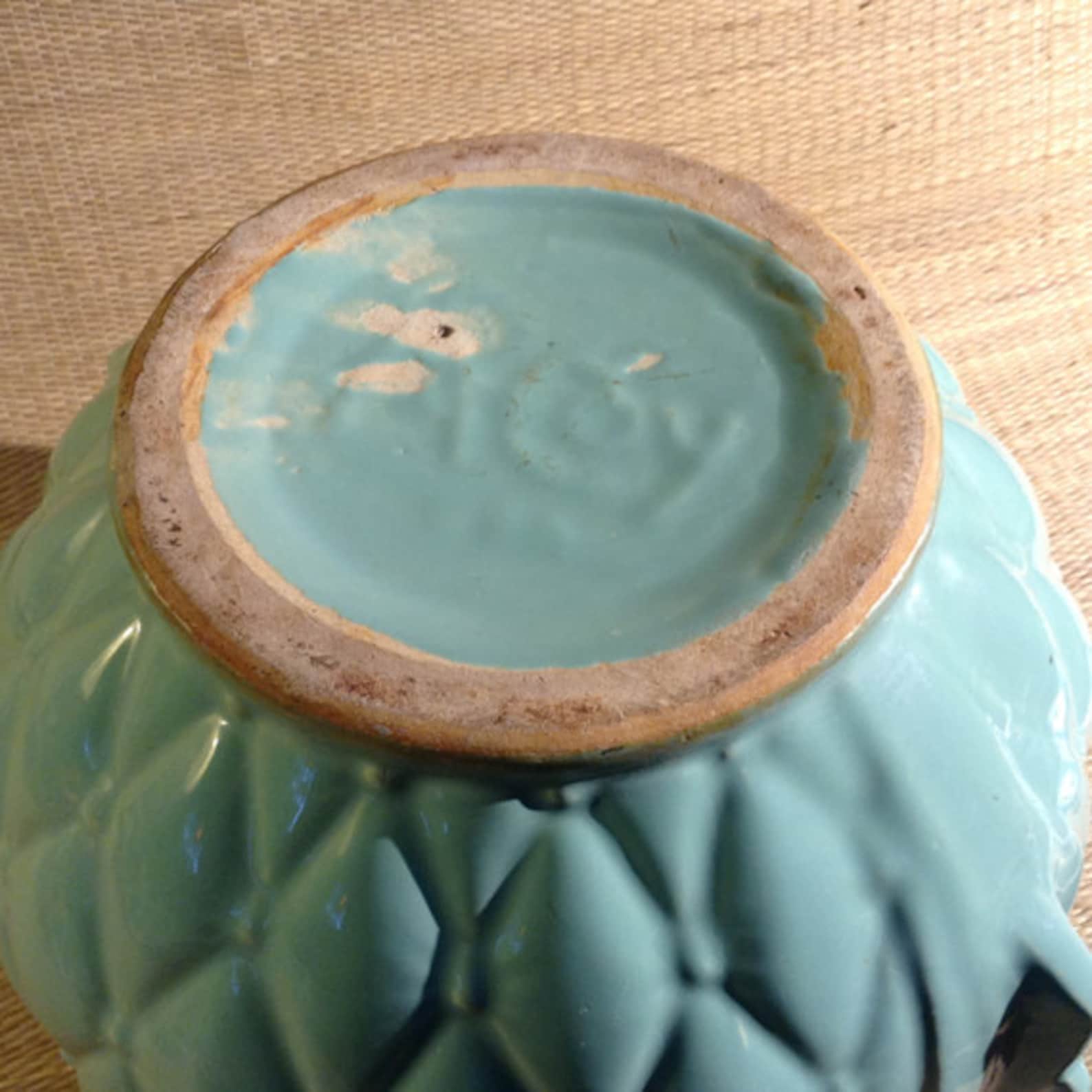 Large Vintage McCoy Jardiniere Quilted Glazed Light Aqua Green | Etsy Large Vintage McCoy Jardiniere Quilted Glazed Light Aqua Green | Etsy