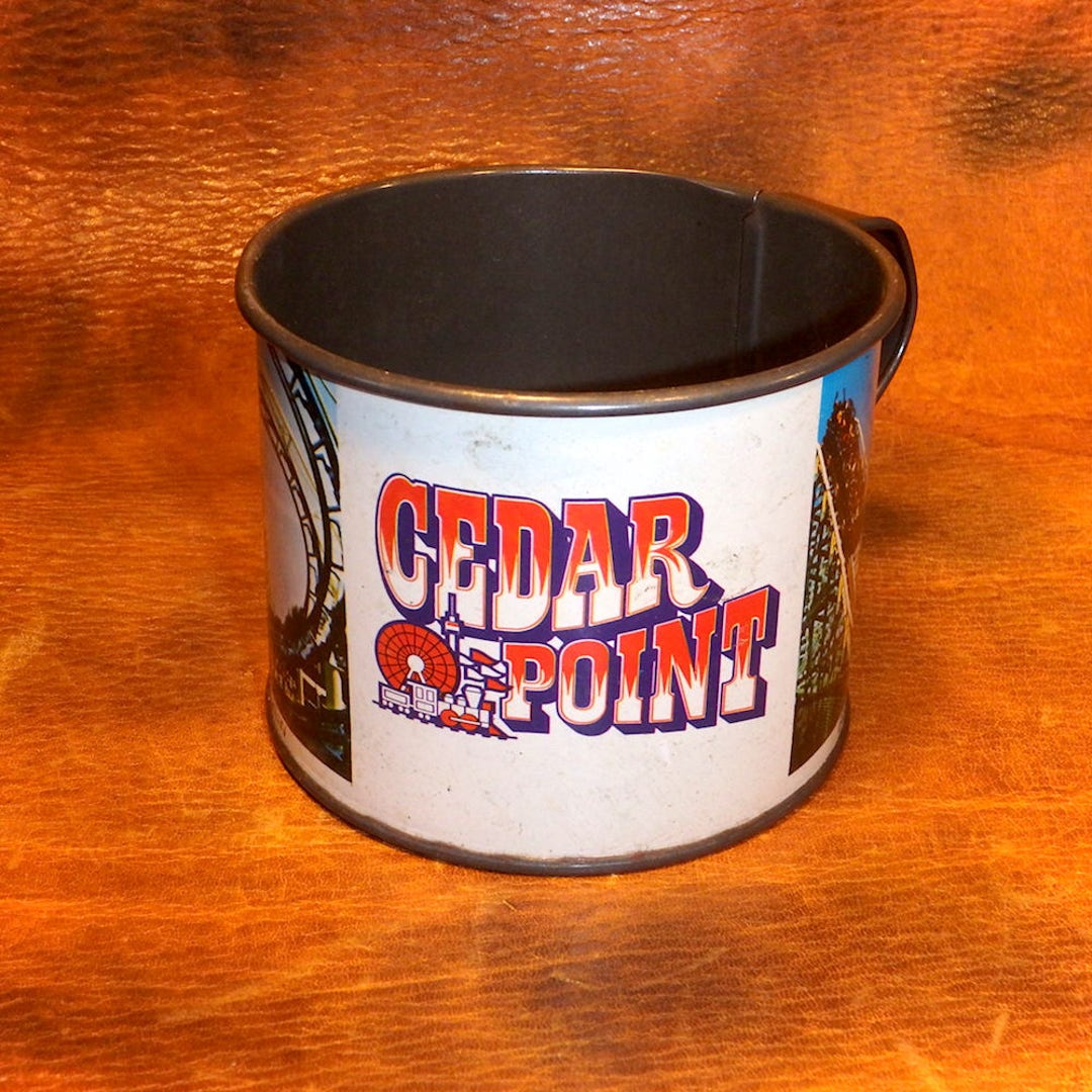 Cedar Point Tin Cup Amusement Park Souvenir Prize - Etsy