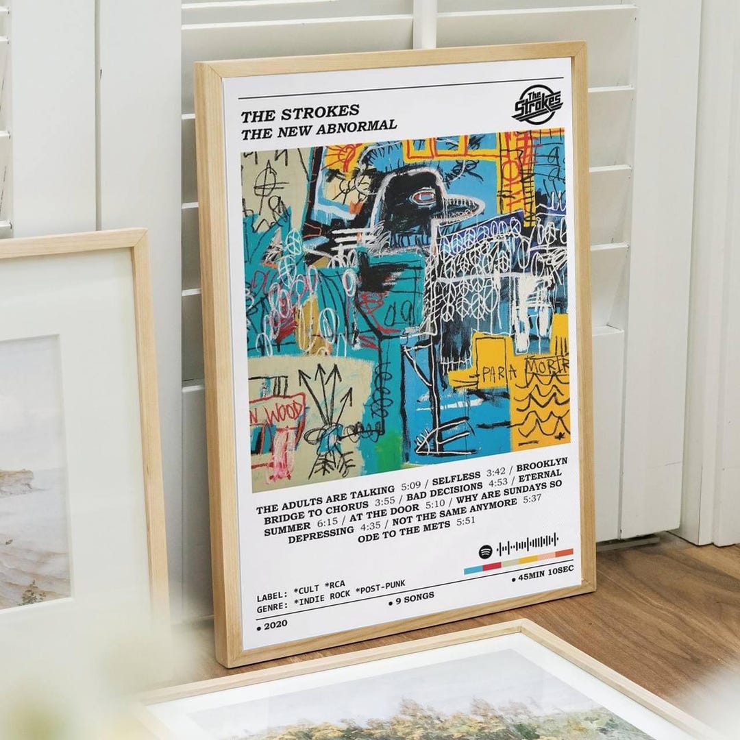 The Strokes Poster the New Abnormal Album Cover Poster Print Music Posters for Room Aesthetic ...