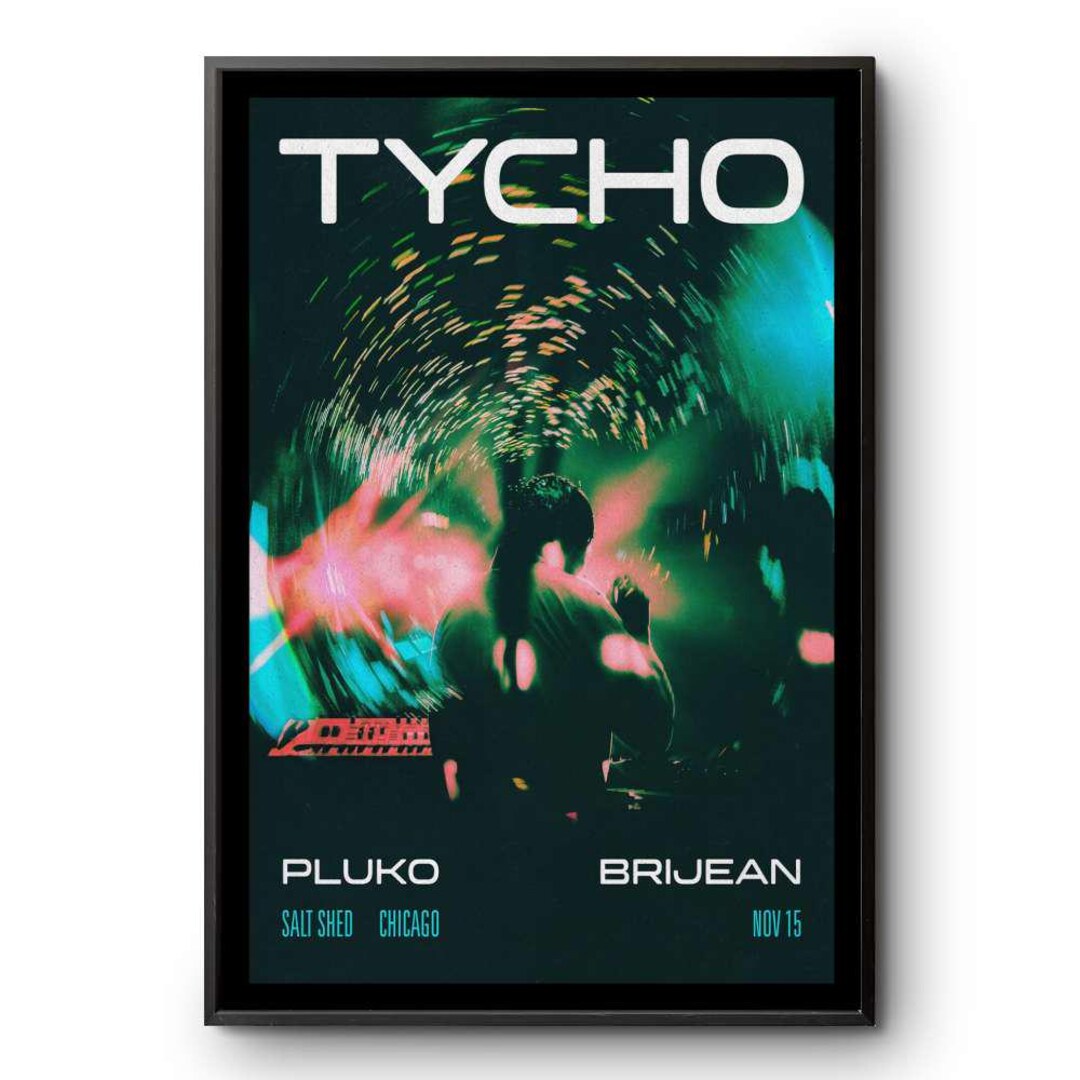 Tycho at the Salt Shed in Chicago, IL on Nov 15 2024 Tour Poster - Etsy