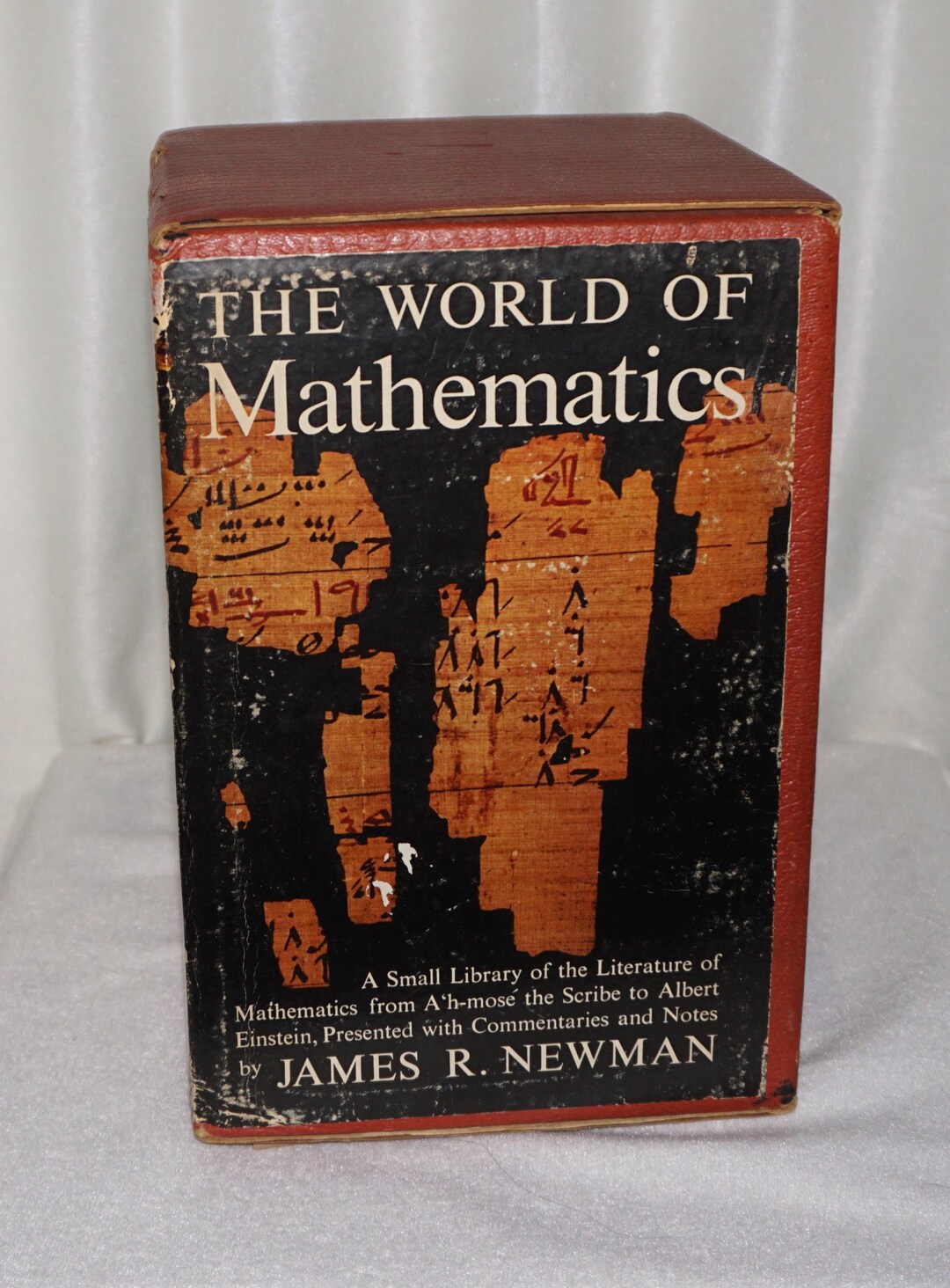 Vintage 4 Volume Mathematic Book Collection by John Newman. the World ...