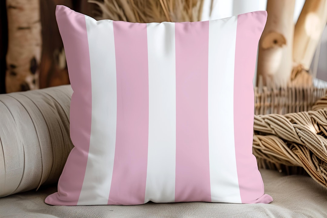 Light Pink Outdoor Pillow, Insert Included, Outdoor Patio Decor ...