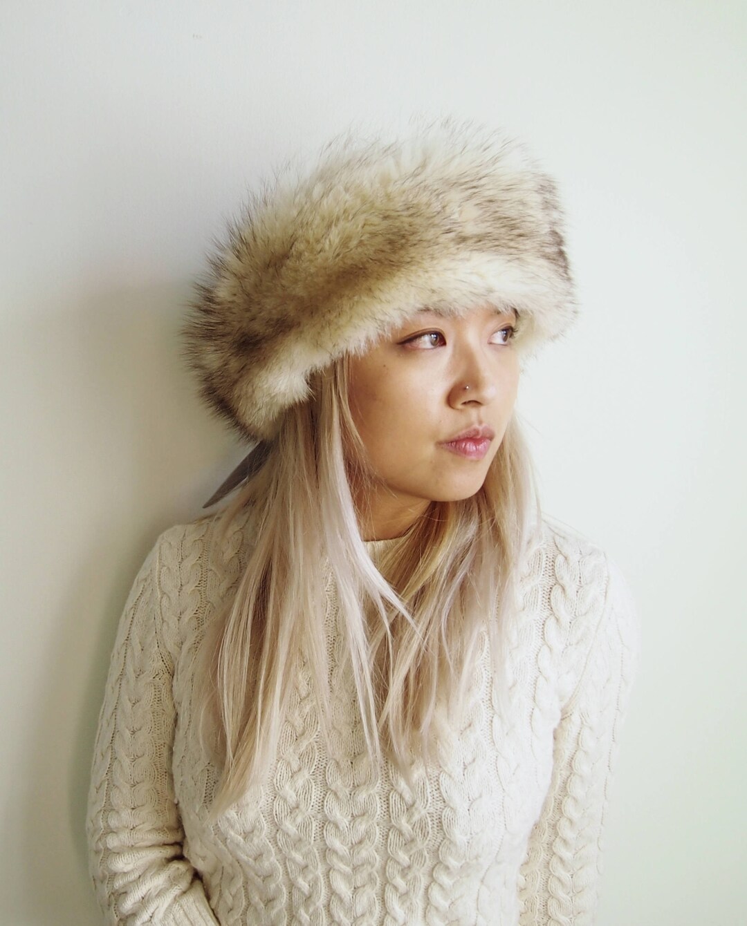 FREE SHIPPING Blue Fox Scarf / Ear Warmer - Etsy New Zealand