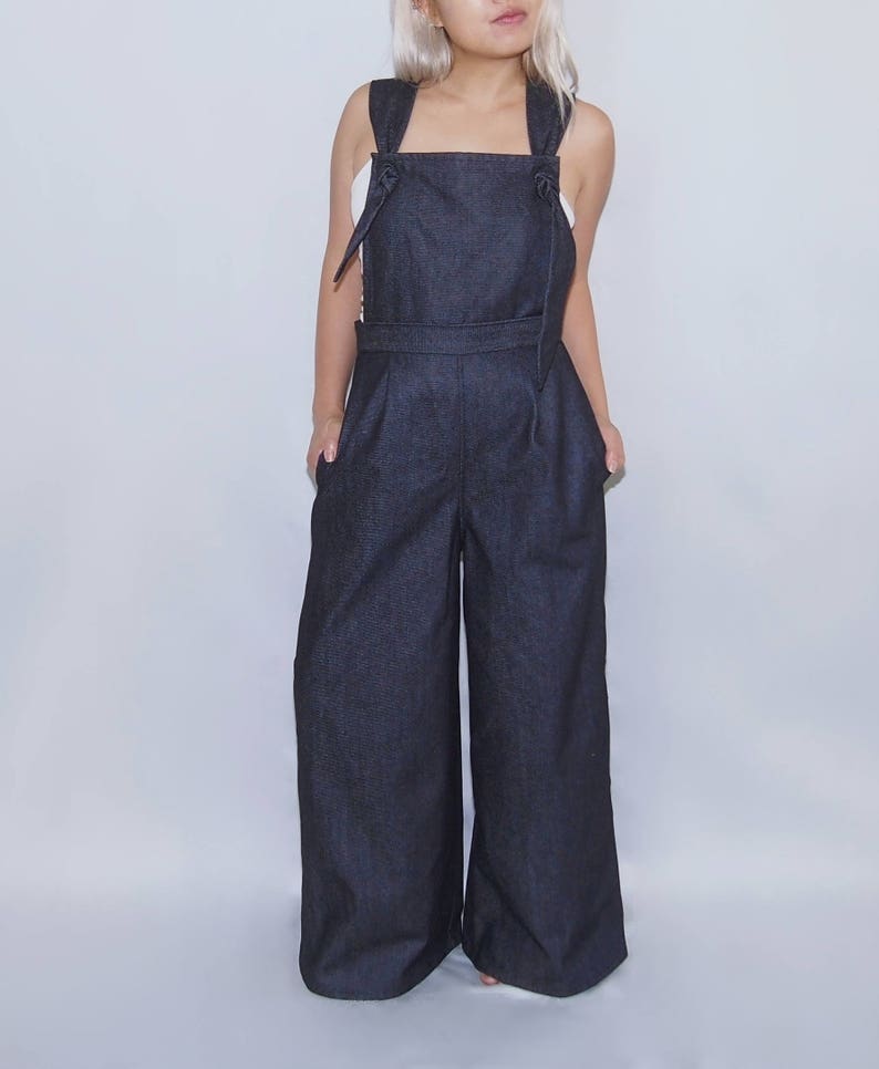 FREE SHIPPING Denim Jean Overalls Pantsuit Jumpsuit Playsuit Romper ...