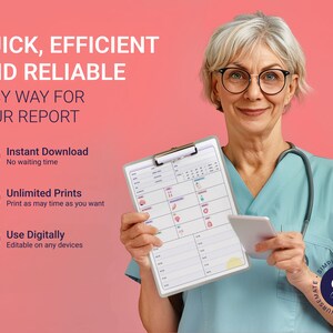 Cute Student Nursing Report Sheet Med Surg Nurse Brain Sheet Tele Nurse ...