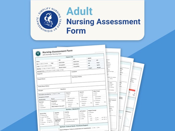 Nursing Charting Forms Observation And Oral Questions Template — The