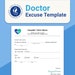 Doctor's Excuse Sick Leave Letter Template for Work Medical Leave of ...