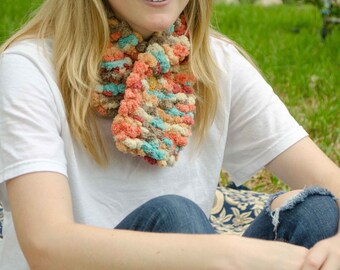 Swirl Scarf Crochet Scarf Winter Accessories Handmade | Etsy