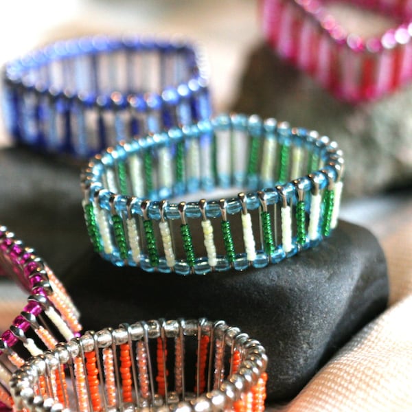 Beaded Safety Pin - Etsy