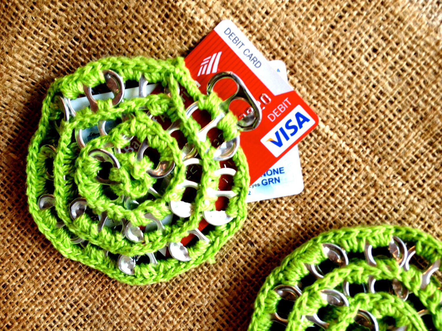 Tab Purse - Pop Tab- Pull Tabs - Coin Purse - Card Organizer - Crochet ...
