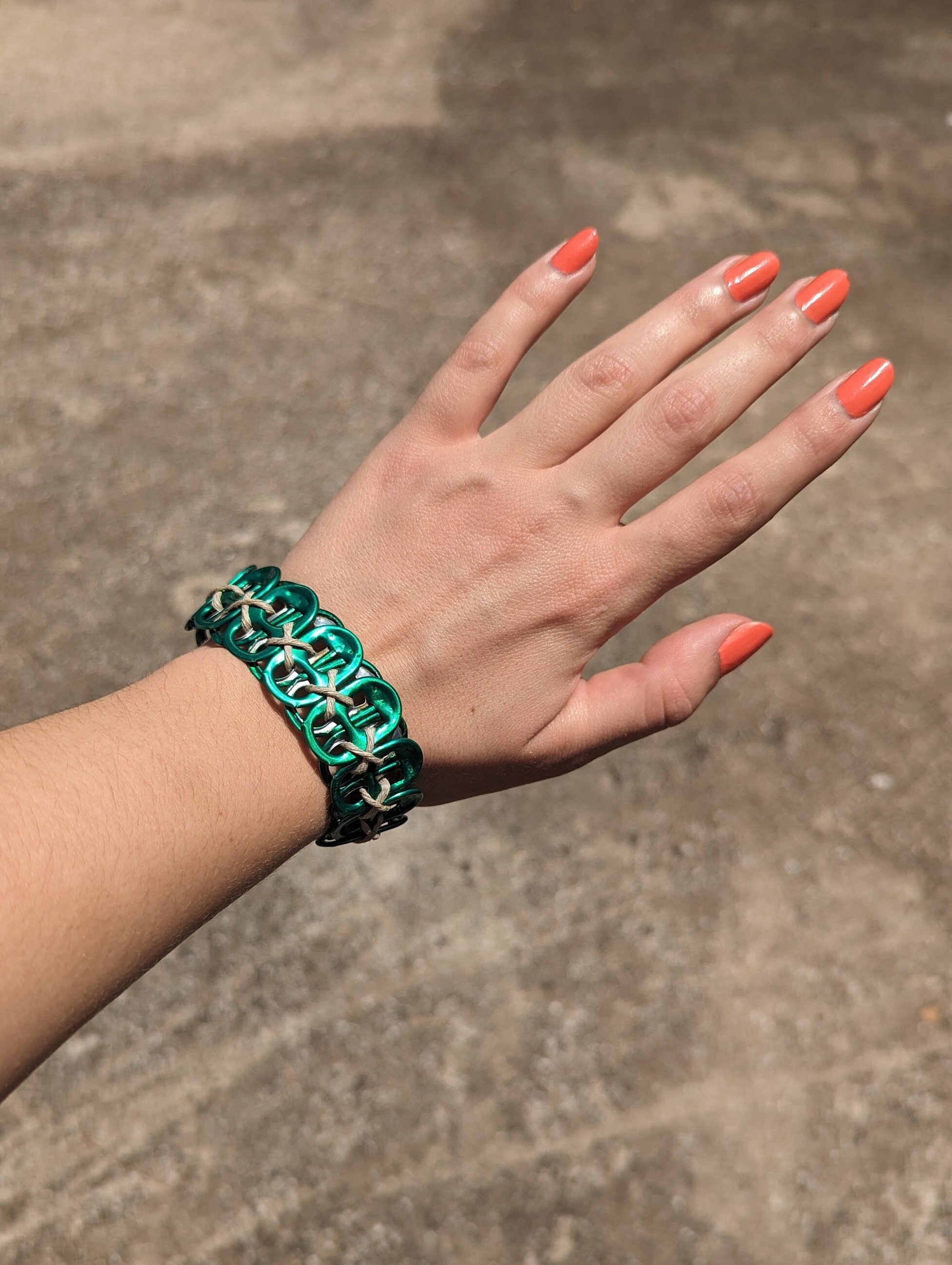 Soda Can Tab Bracelets - Pull Tab Bracelet - Tab Bracelet - Recycled ...