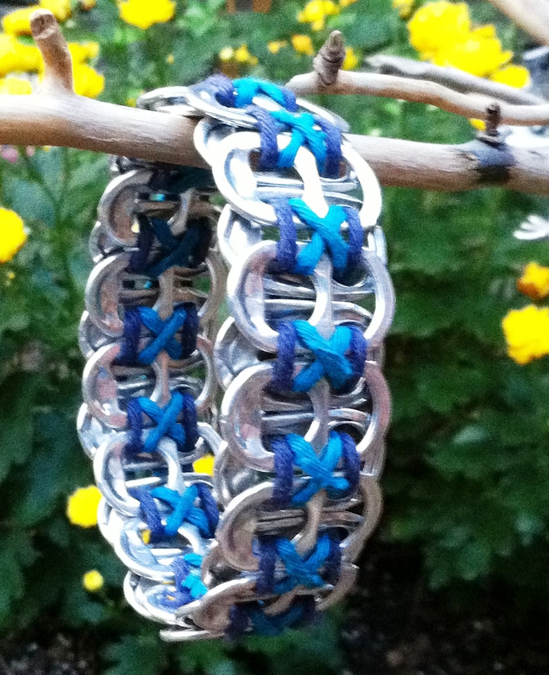 Soda Can Tab Bracelets - Pull Tab Bracelet - Tab Bracelet - Recycled ...