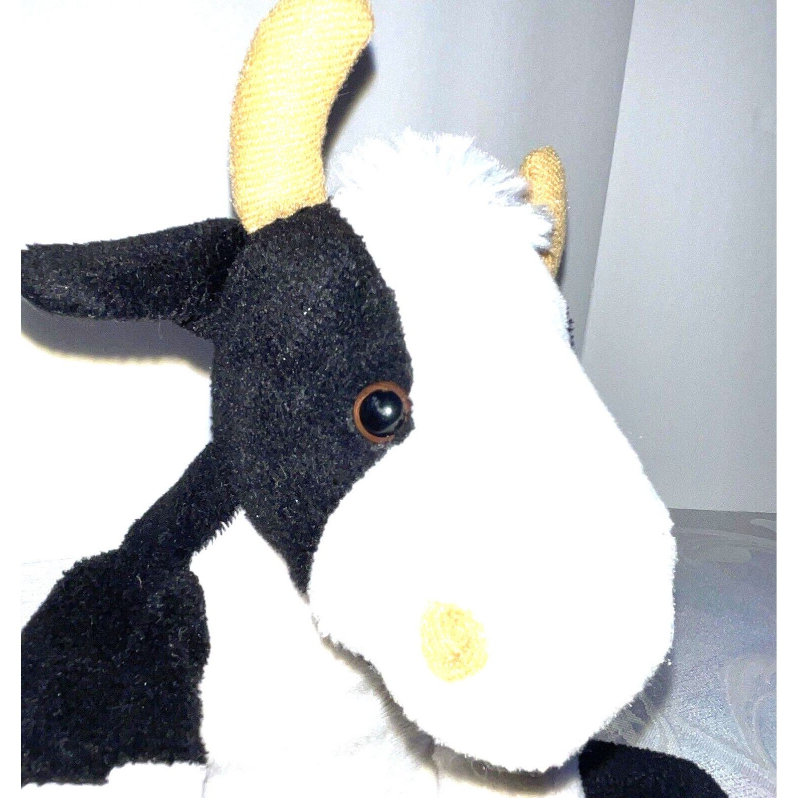 Cowboy Plush Stuffed Animal Cow Bovine Back White Kids Toy - Etsy