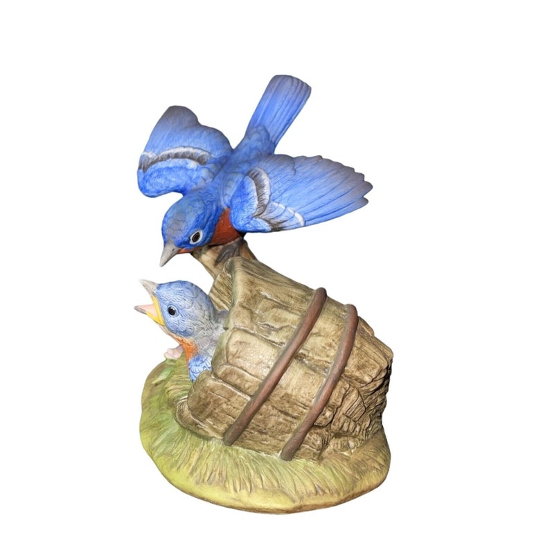 Figurine Bluebird Family by Andrea Sadek 1988 Number 8177 Japan ...