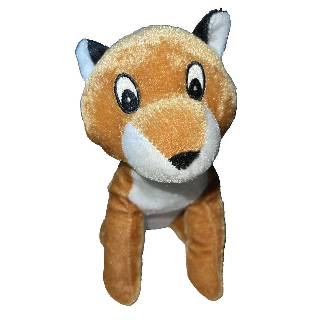 National Prize & Toy Stuffed Plush Animal 2011 Fox Brown Black White ...