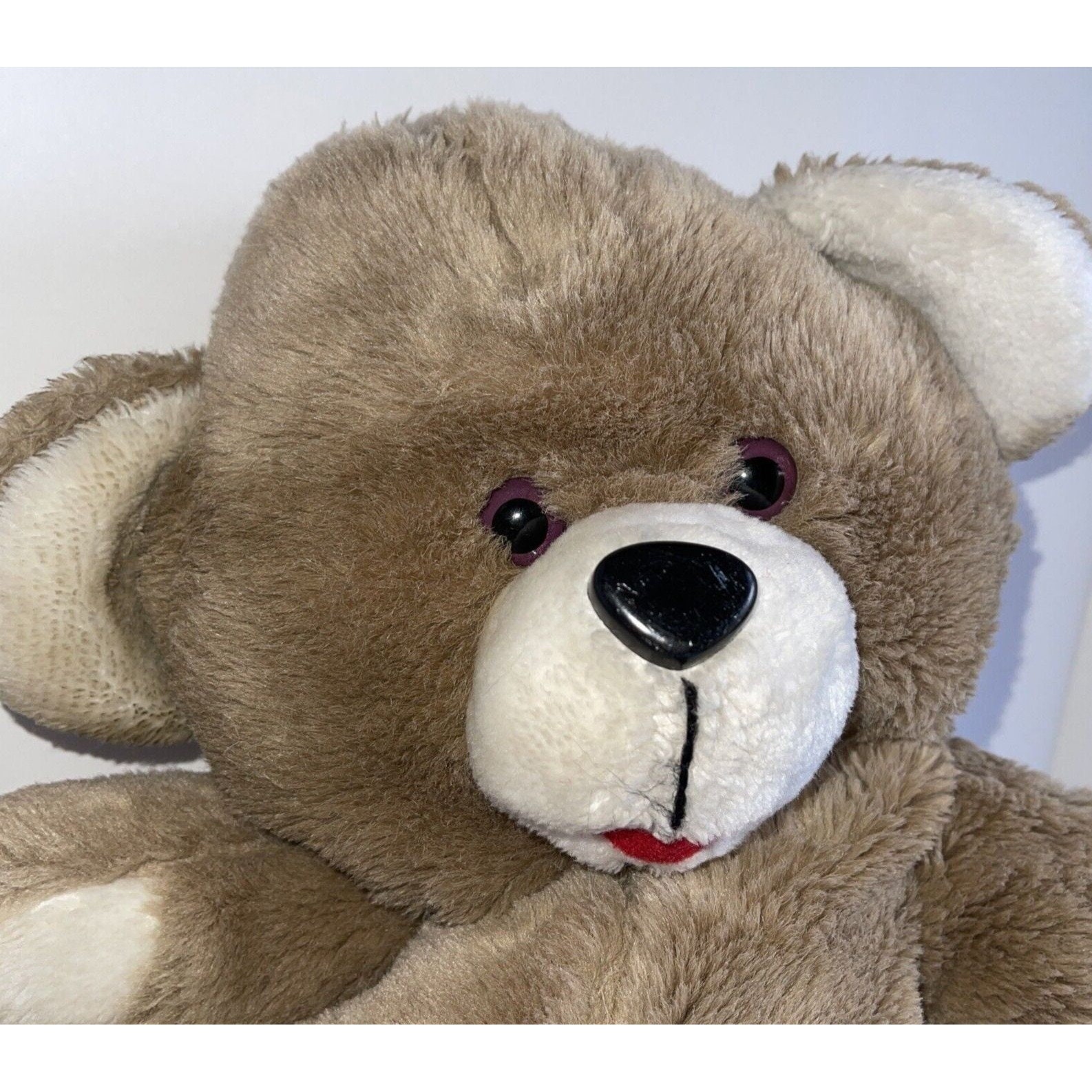 Plush Stuffed Toys Animal Teddy Bear Kids Toy Collectibles Brown White ...