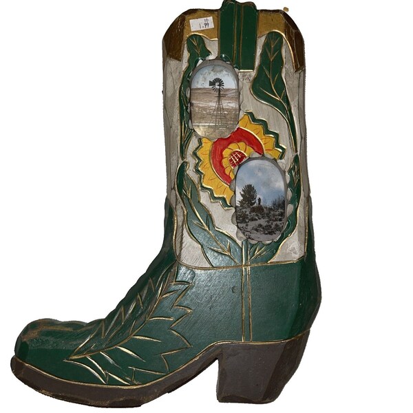 Cowboy Boot Picture Frame - Etsy