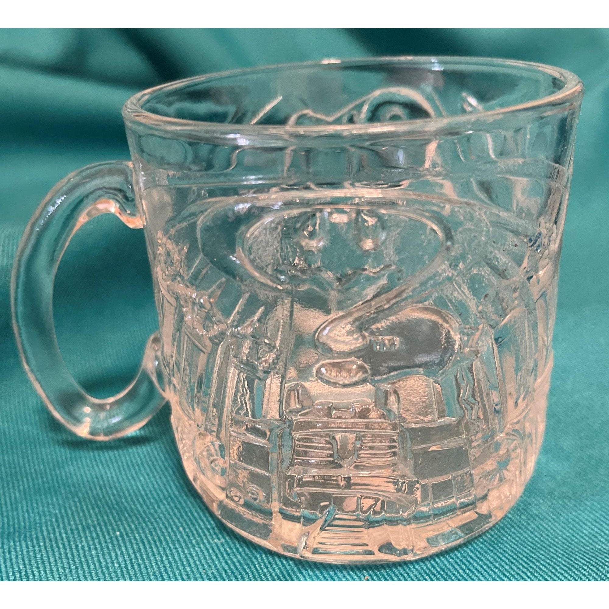 Mcdonalds Mug Cup Batman Forever the Riddler Vtg 1995 Glass USA ...