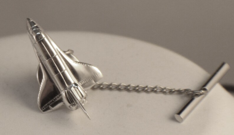 Space Shuttle Tie tack/Pin/Pendant/Charm/Cuff Links in | Etsy