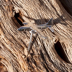 Fokker F-27 Tie Tack/pin/pendant/charm/cuff Links in Sterling Silver - Etsy