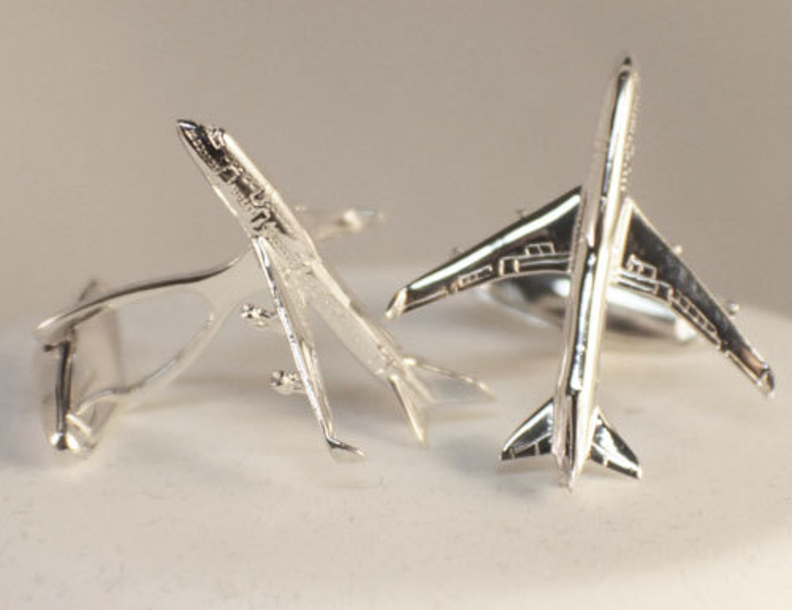 747-400 Tie Tack/pin/charm/pendant/cuff Links in Sterling | Etsy