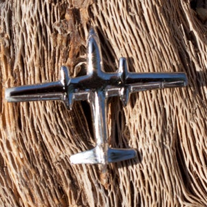 Fokker F-27 Tie Tack/pin/pendant/charm/cuff Links in Sterling Silver - Etsy