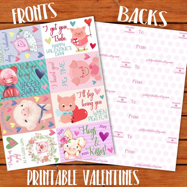 Pig Valentine - Etsy