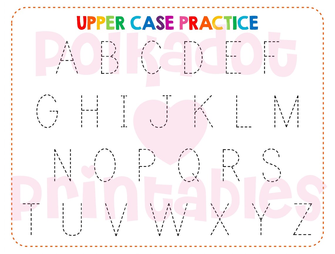 Rainbow Alphabet Trace Worksheets PDF Lower Upper and Combined - Etsy