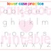 Rainbow Alphabet Trace Worksheets PDF Lower Upper and Combined Digital ...