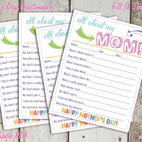 Fill in Blank Mom - Etsy