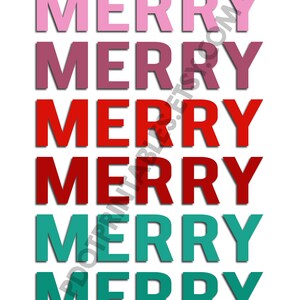 Merry Berry and Bright Christmas Decor Print Download - 5x7, 8x10 ...
