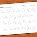 Cursive Alphabet Trace Worksheet - PDF Printable - Penmanship Practice ...