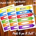 Fill in the Blank Crayon Classroom Labels - Digital Printable Files PDF ...