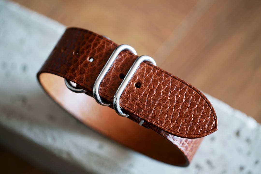 Leather Single Pass Watch Band/strap From Atelier Du Cuir -100% ...