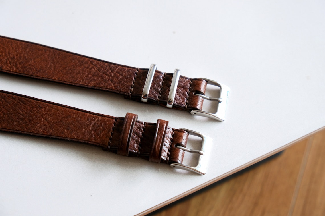 Leather Vintage Single Pass Watch Band/strap From Atelier Du | Etsy UK