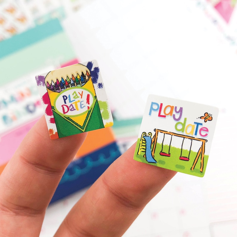 Busy Mom Planner Stickers: 432 Colorful Event Stickers - Etsy