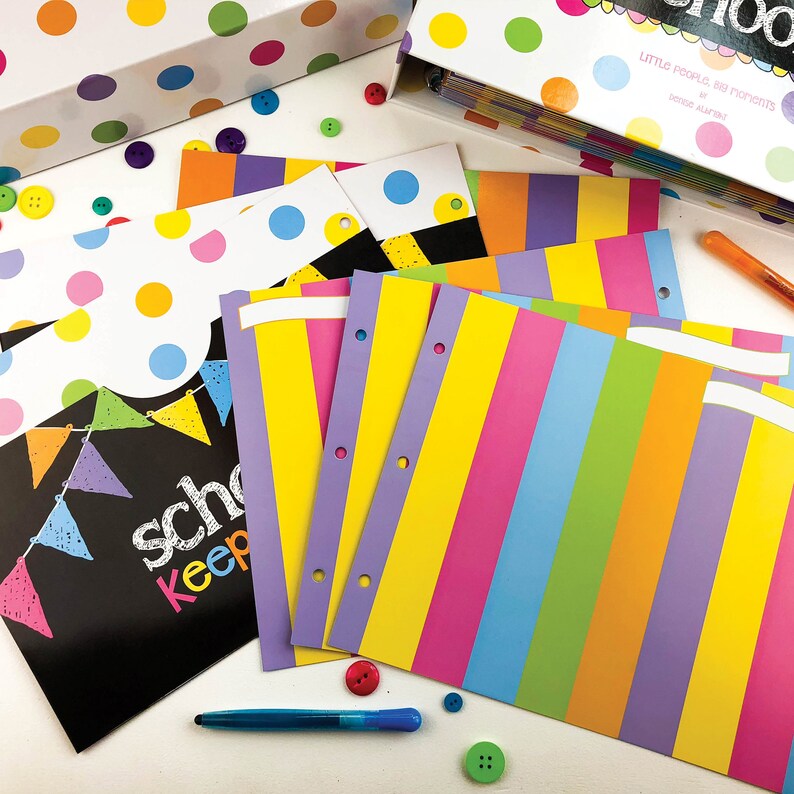 School Scrapbook Pockets & Album Photo Pages for the Class Keeper ...