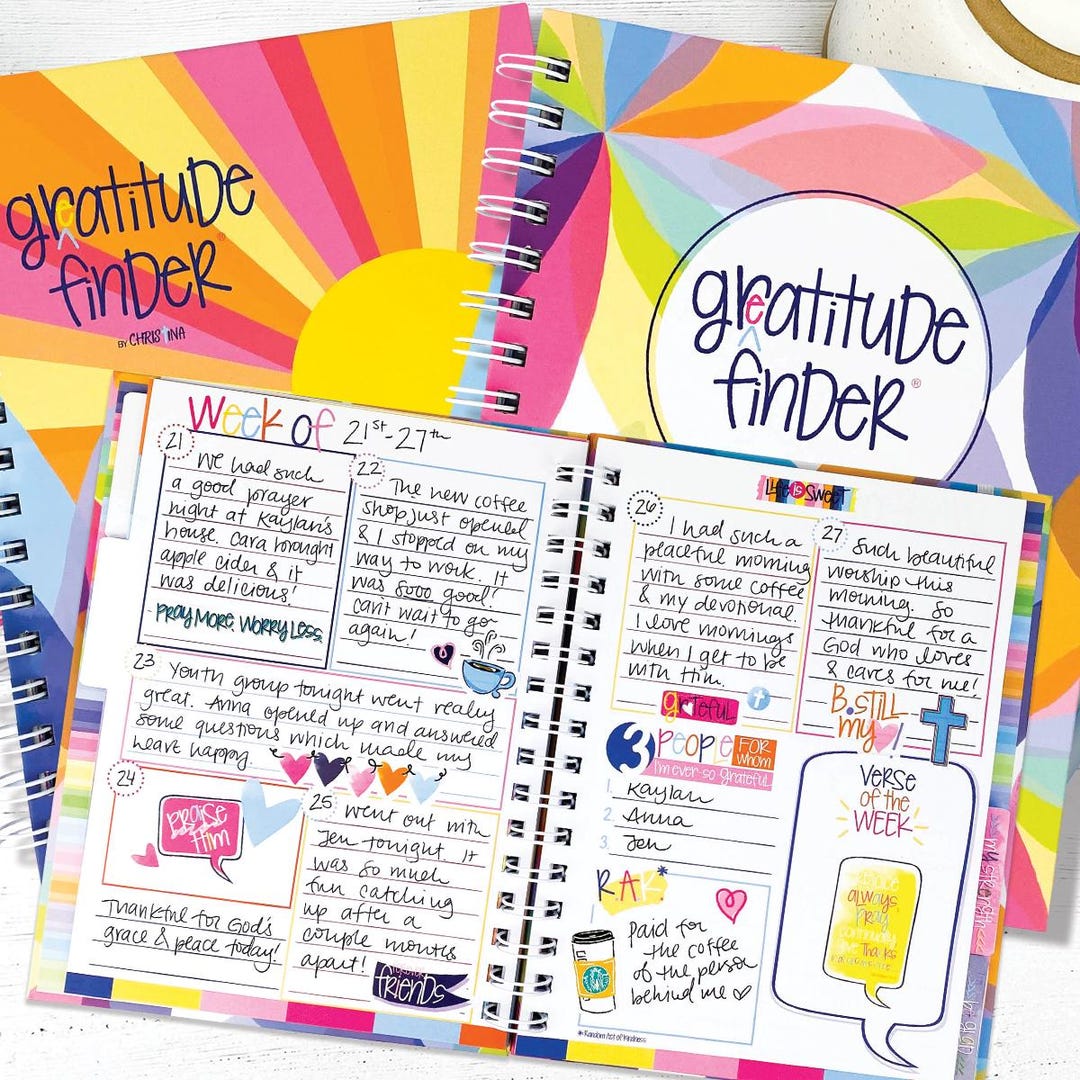 Faith-based Gratitude Journals Bundle of 3 Journals: 52 Week Reflection ...