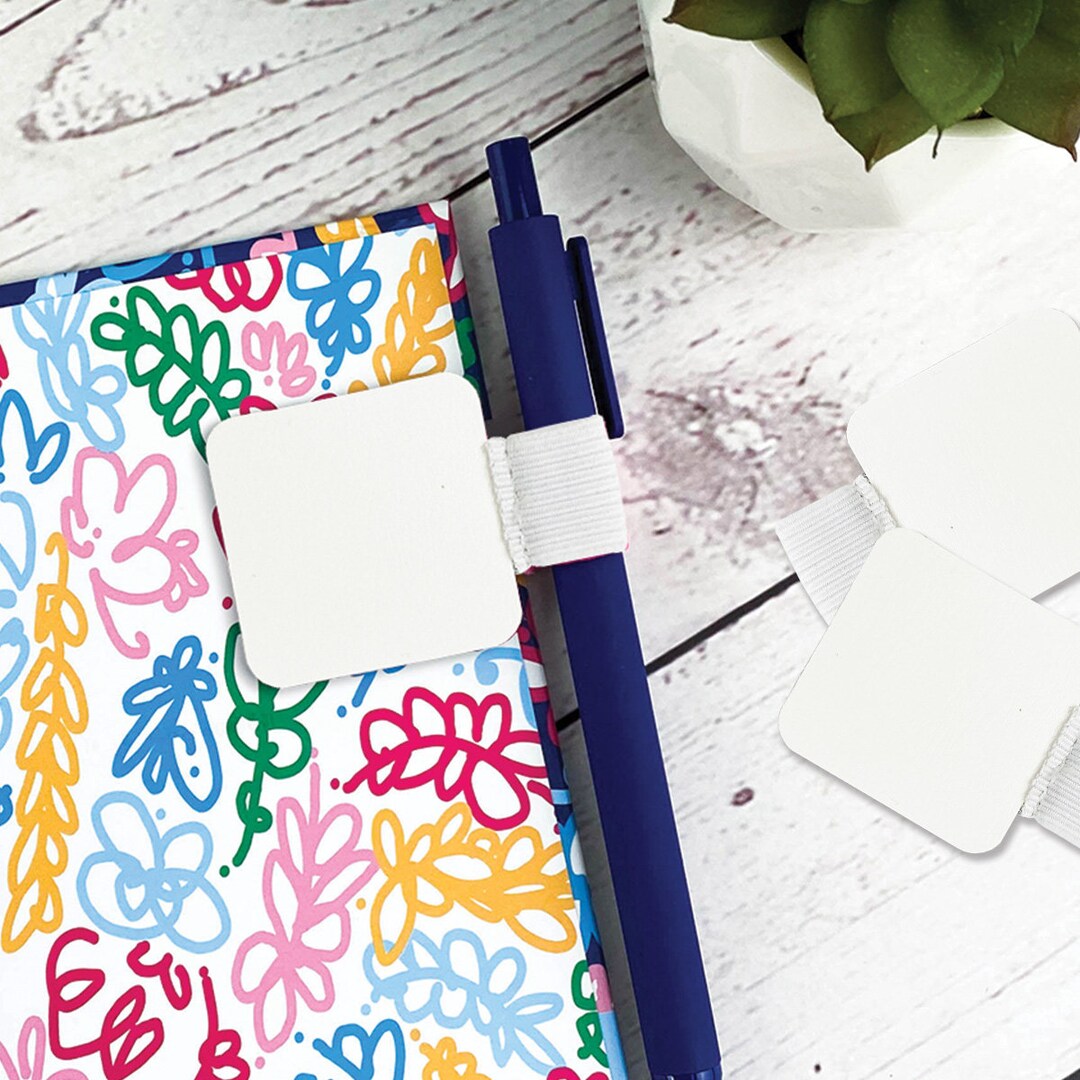 Attachable Elastic Pen Loop | Add-on Holder for Any Planner, Journal or ...