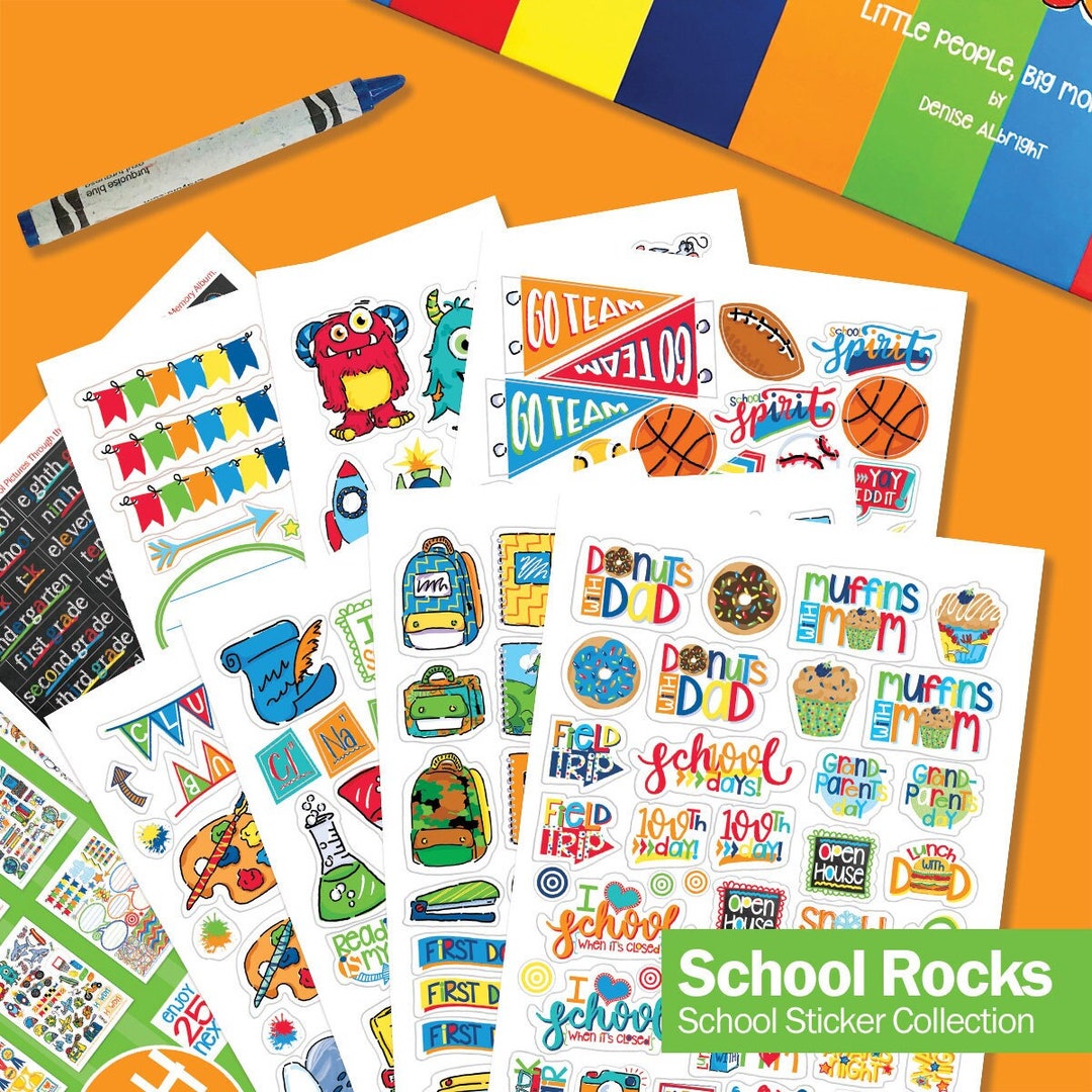School Rocks Stickers: Class Keeper, Events, Subjects (400+) - Etsy
