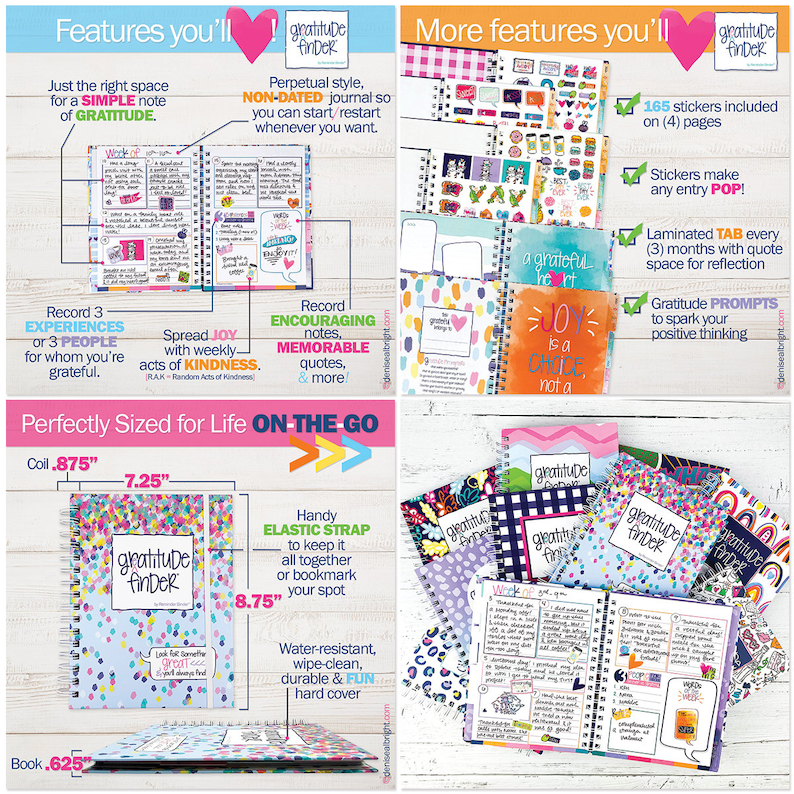 Gratitude Journal Bundle 3-pack | 52 Weeks of Positivity, Mindfulness ...