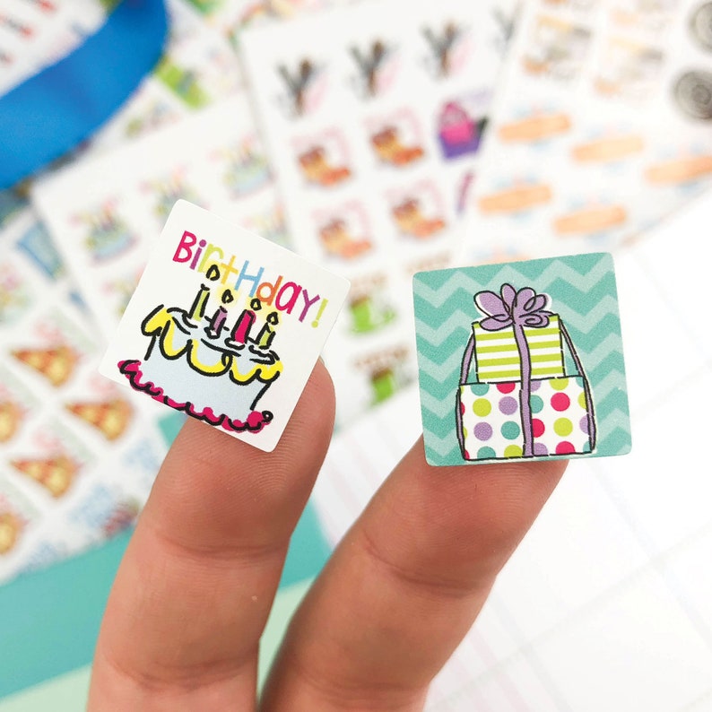 Busy Mom Planner Stickers: 432 Colorful Event Stickers - Etsy