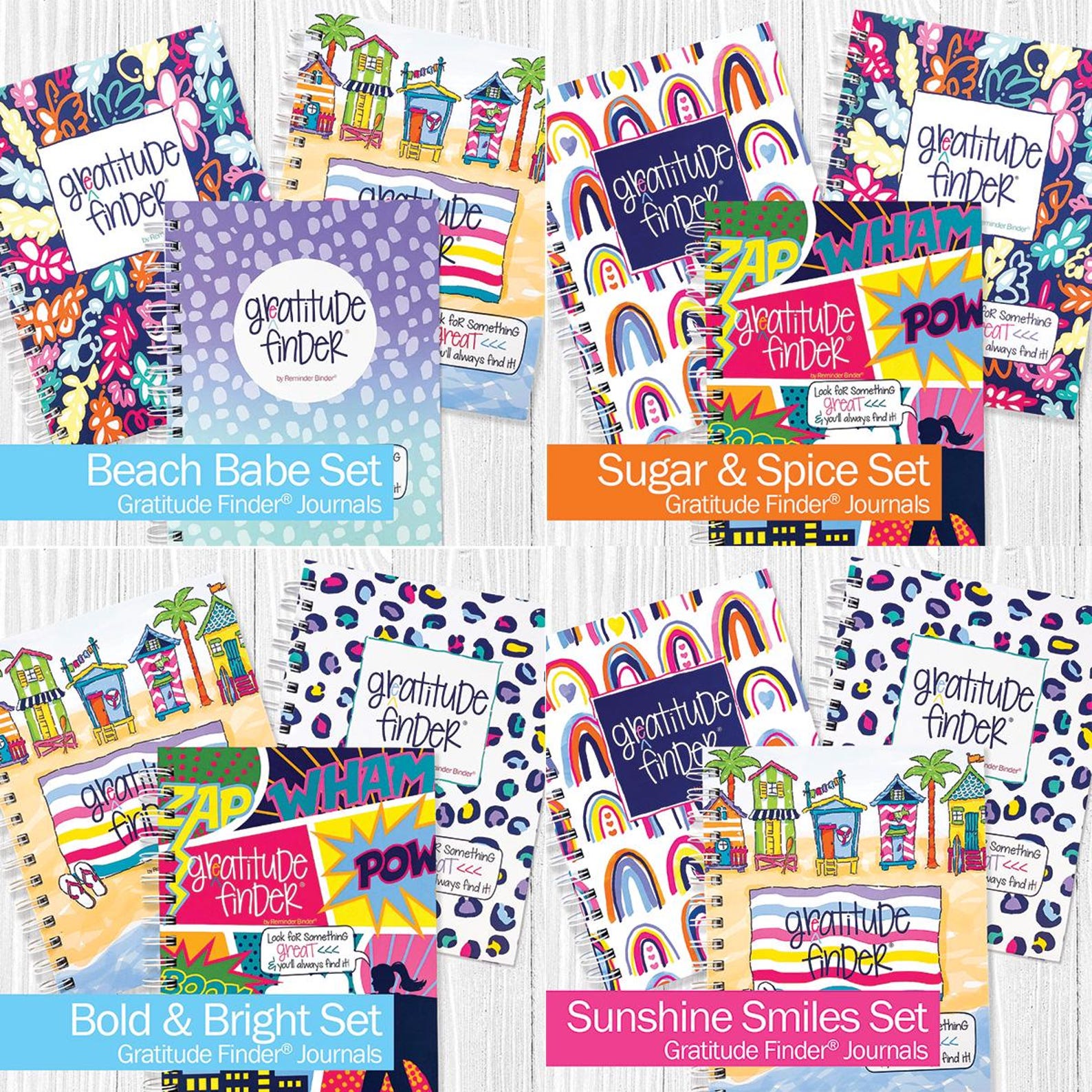 Gratitude Journal Bundle 3-pack | 52 Weeks of Positivity, Mindfulness ...