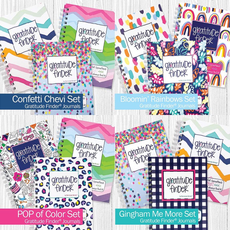 Gratitude Journal Bundle 3-pack | 52 Weeks of Positivity, Mindfulness ...
