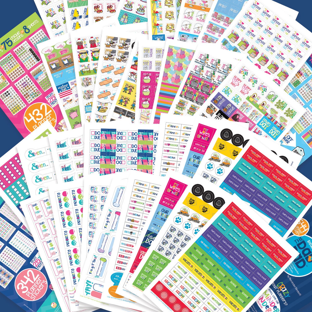 Event Planner Stickers 1850 Sticker Mega Set Includes ALL | Etsy
