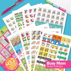 Event Planner Stickers 1850 Sticker Mega Set Includes ALL 4 Sets Fits ...