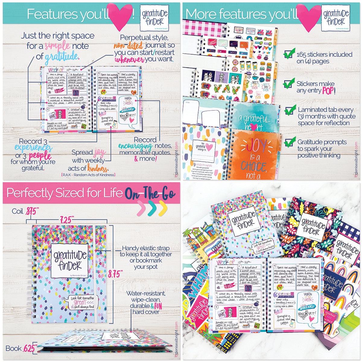 Gratitude Journal 52 Week Daily Positive Thinking for Women | Etsy