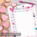 10 Things I Love About You List Printable Digital Downloads | Etsy