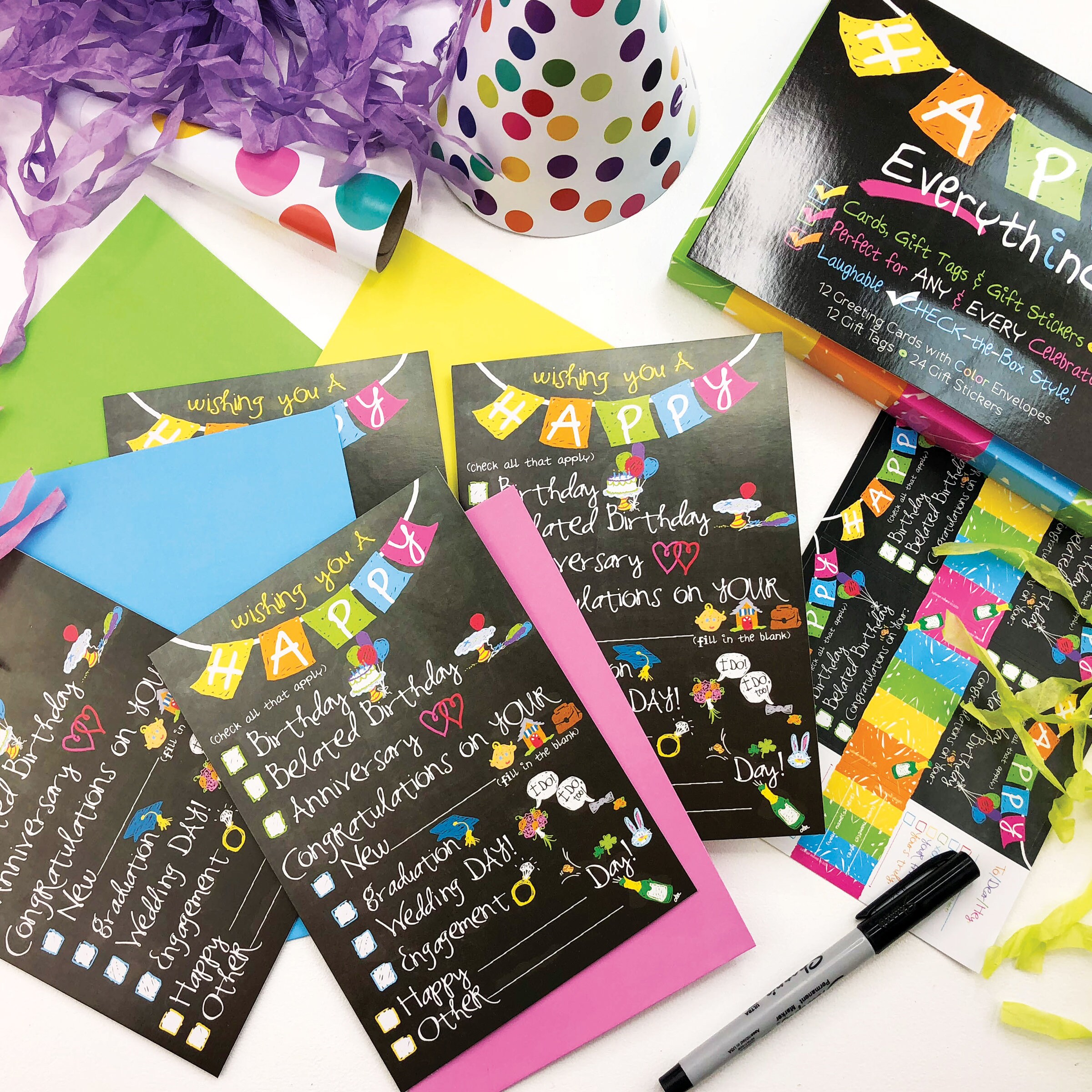 Humor Greeting Card Check-the-box Style Set 48-pc 12 | Etsy